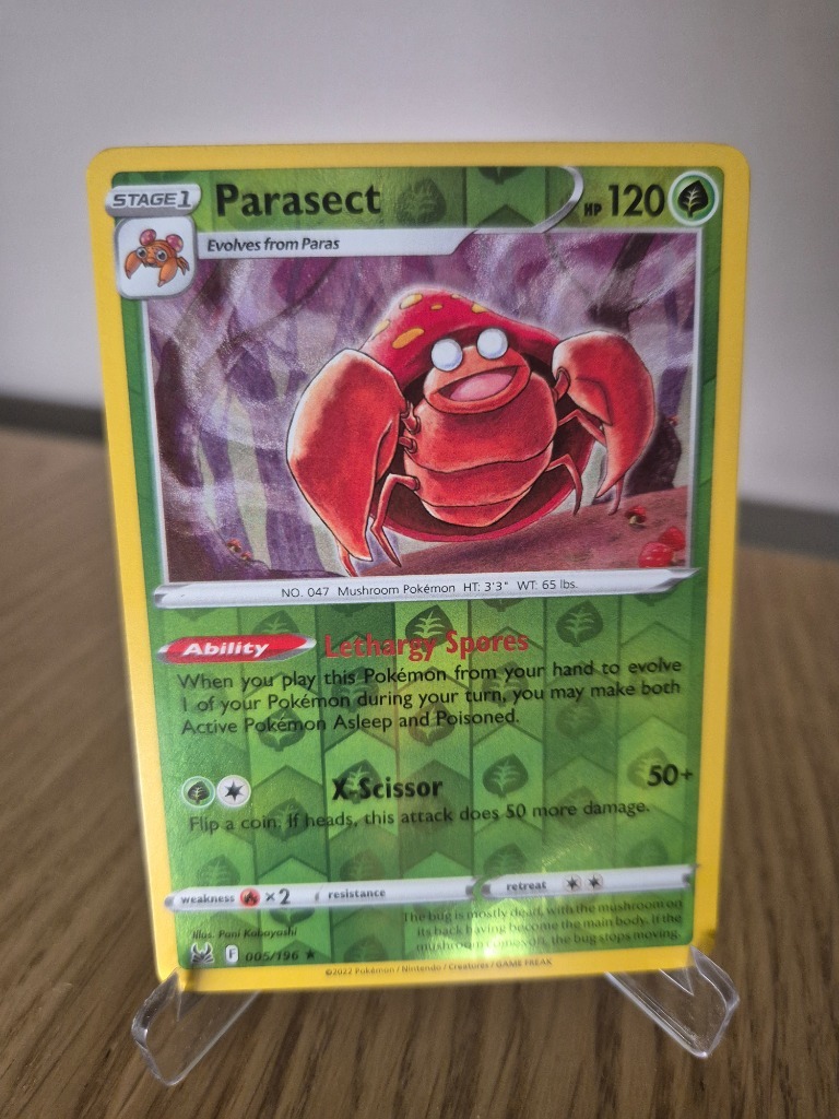Karta Pokemon TCG: Parasect (LOR 005) | Gostyń | Kup teraz na Allegro ...