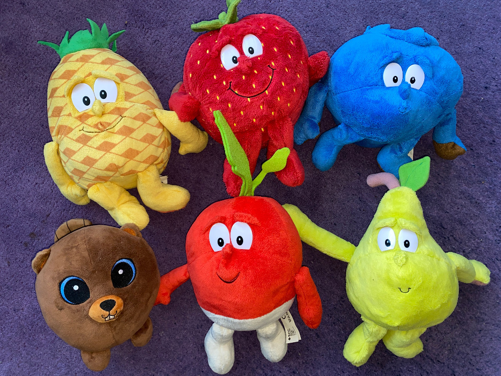 pluszaki z Biedronki Gang świeżaków gruszka ananas | Warszawa | Kup ...