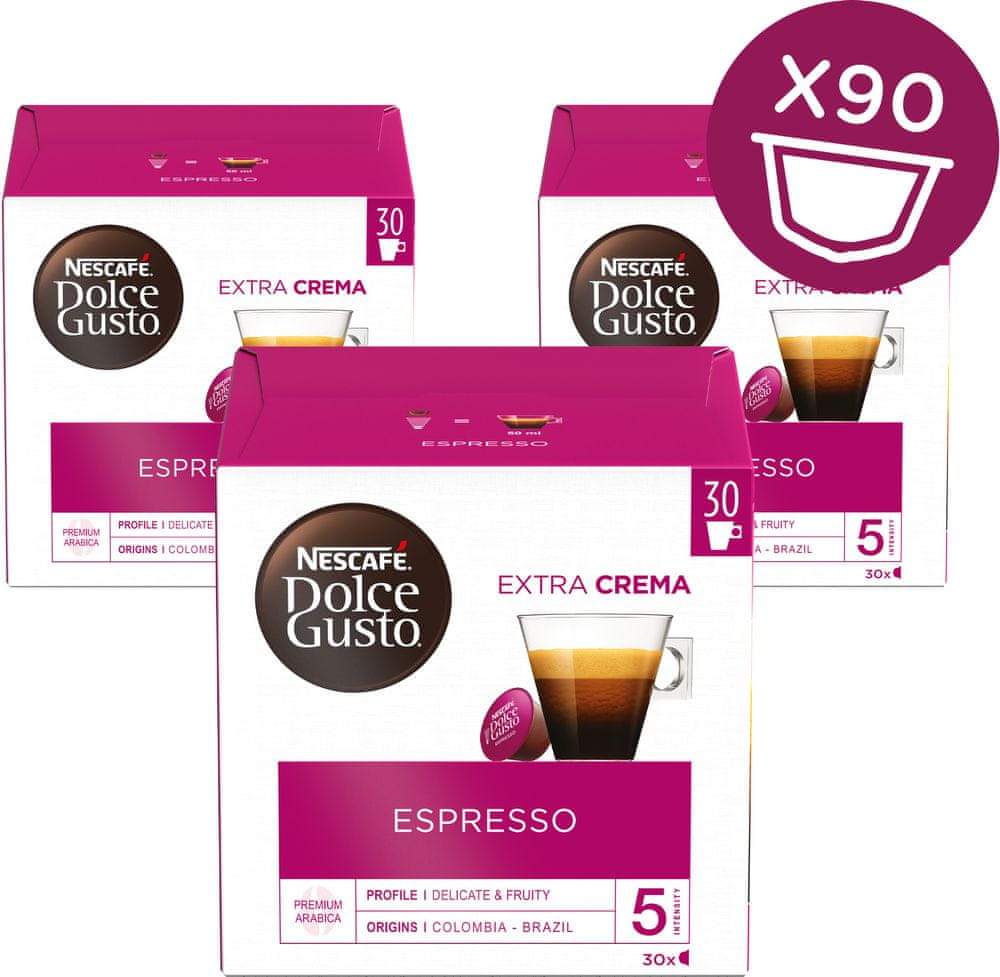 Kapsle pro Dolce Gusto Nescafe espresso XXL 90 ks - Allegro