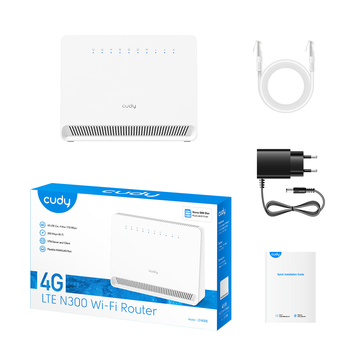 Router Cudy LT400E 802.11n (Wi-Fi 4) - Sklep, Opinie, Cena w Allegro