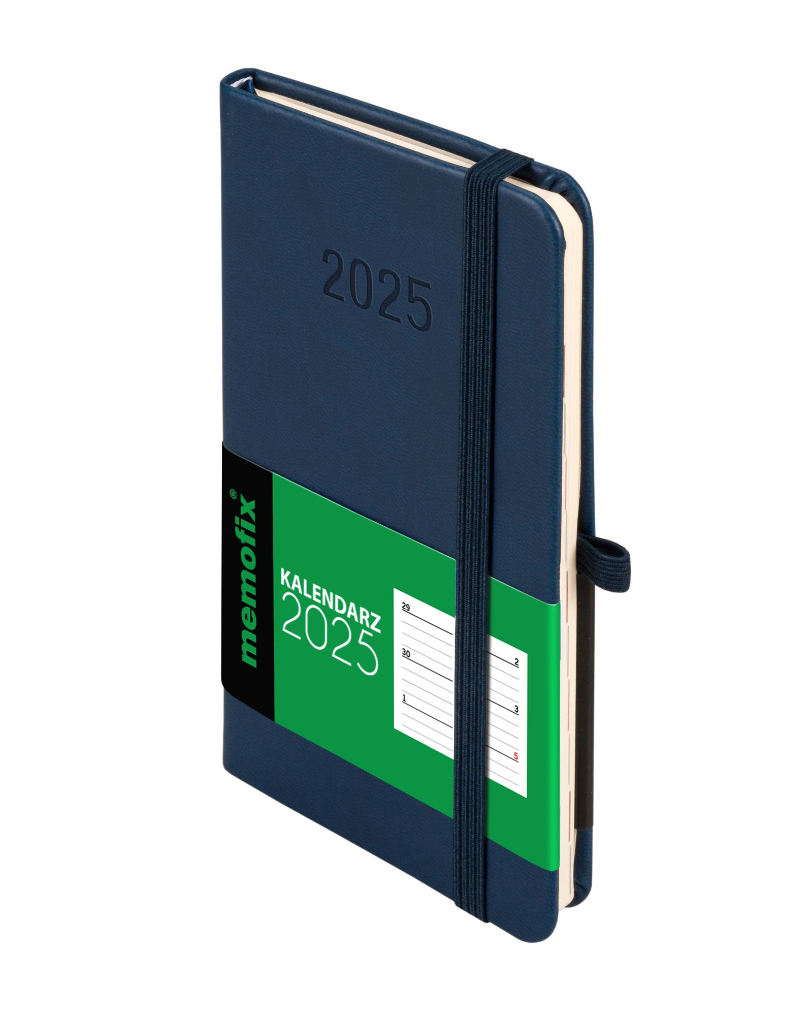 Kalendarz książkowy dla biznesmenów 2025 A6 Antra niebieski • Opinie ...