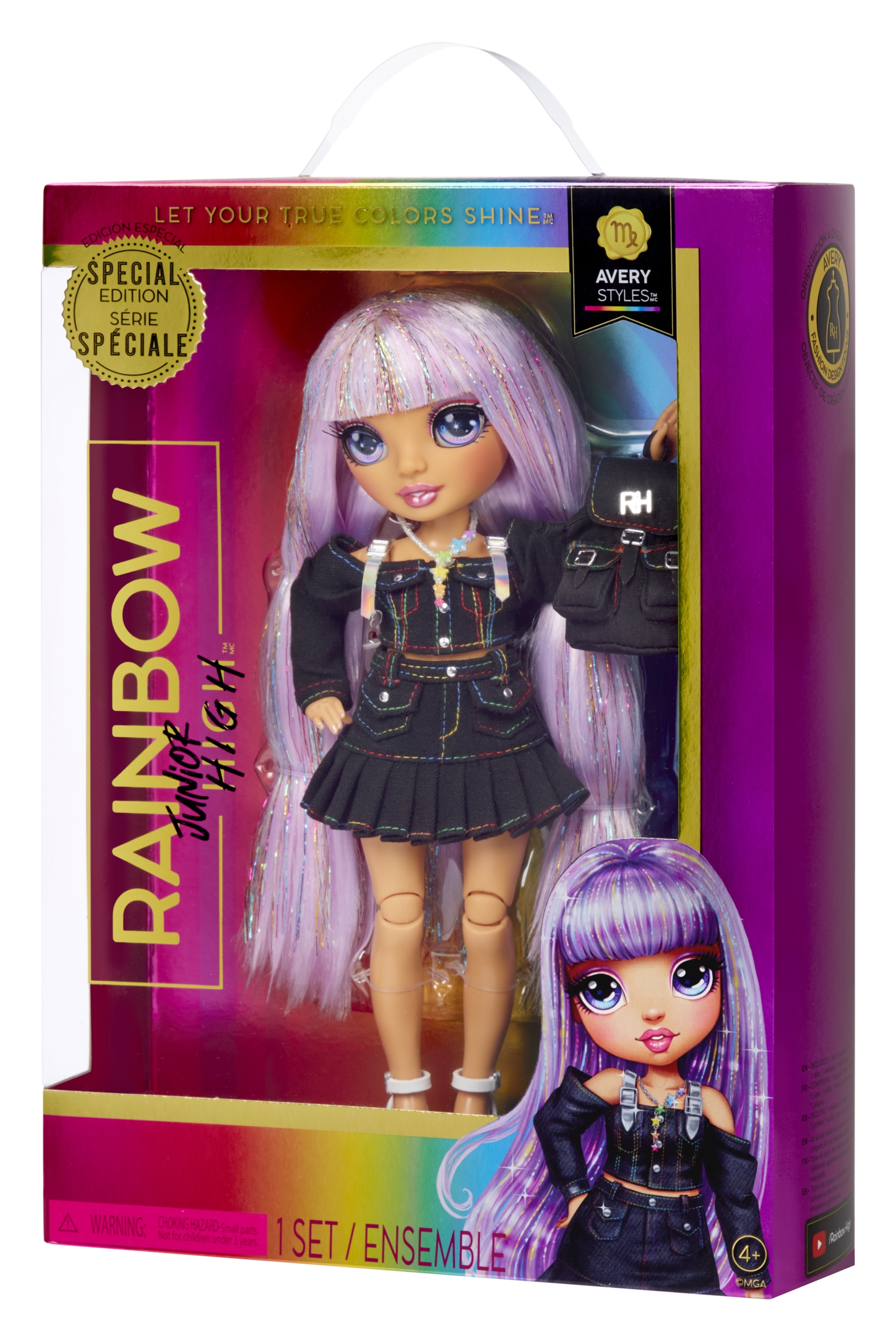 RAINBOW HIGH JUNIOR MODNA LALKA AVERY STYLES + AKCESORIA MG590798 (0035051590798) • Cena, Opinie ...