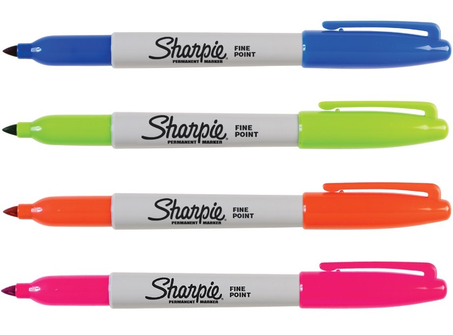 Markery Permanentne Sharpie Fine Point 4 - Sharpie | Sklep EMPIK.COM