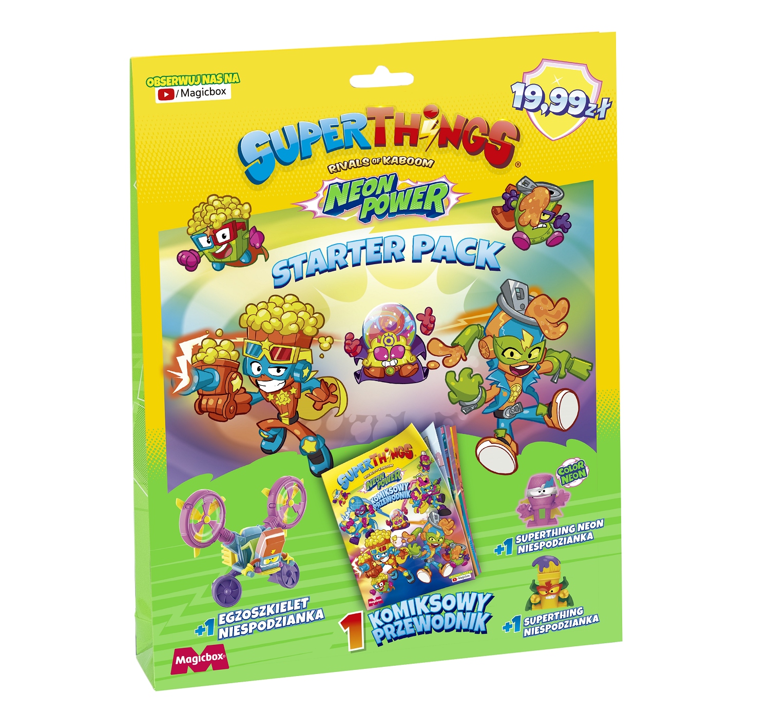 SUPERTHINGS 11 NEON POWER STARTER PACK Zestaw startowy ZINGS ...