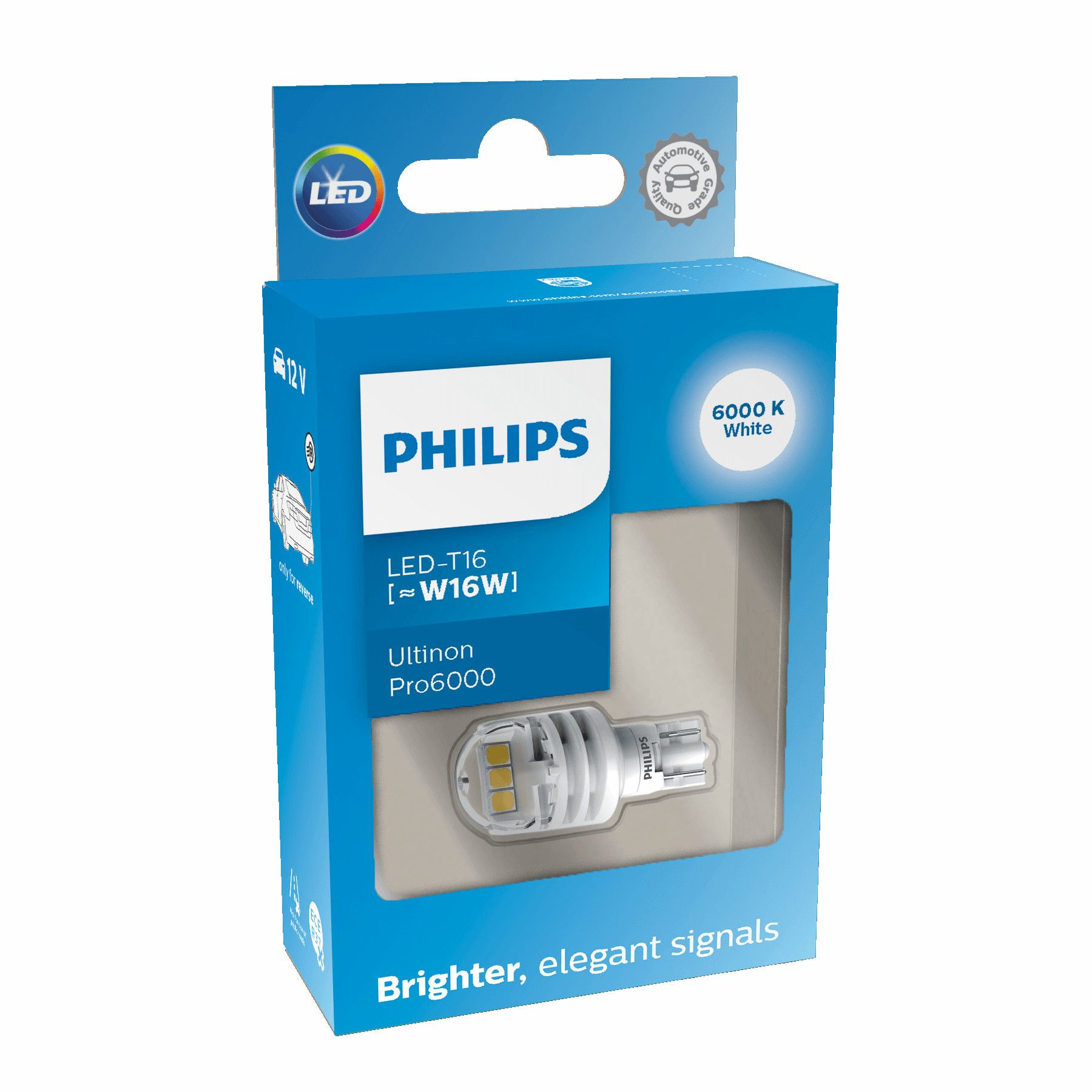 PHILIPS ŻARÓWKA W16W LED 6000K ULTINON PRO6000 12V 8719018015662 za 52 ...