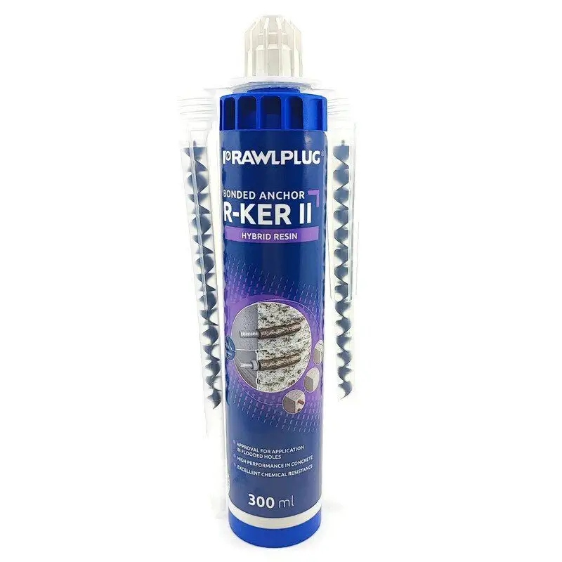 RAWLPLUG R-KER-II HIBRID KÉMIAI DÜBEL 300ML 1DB 2x KEVERŐSZÁR, (5906675293738) • Ár, Vélemények ...