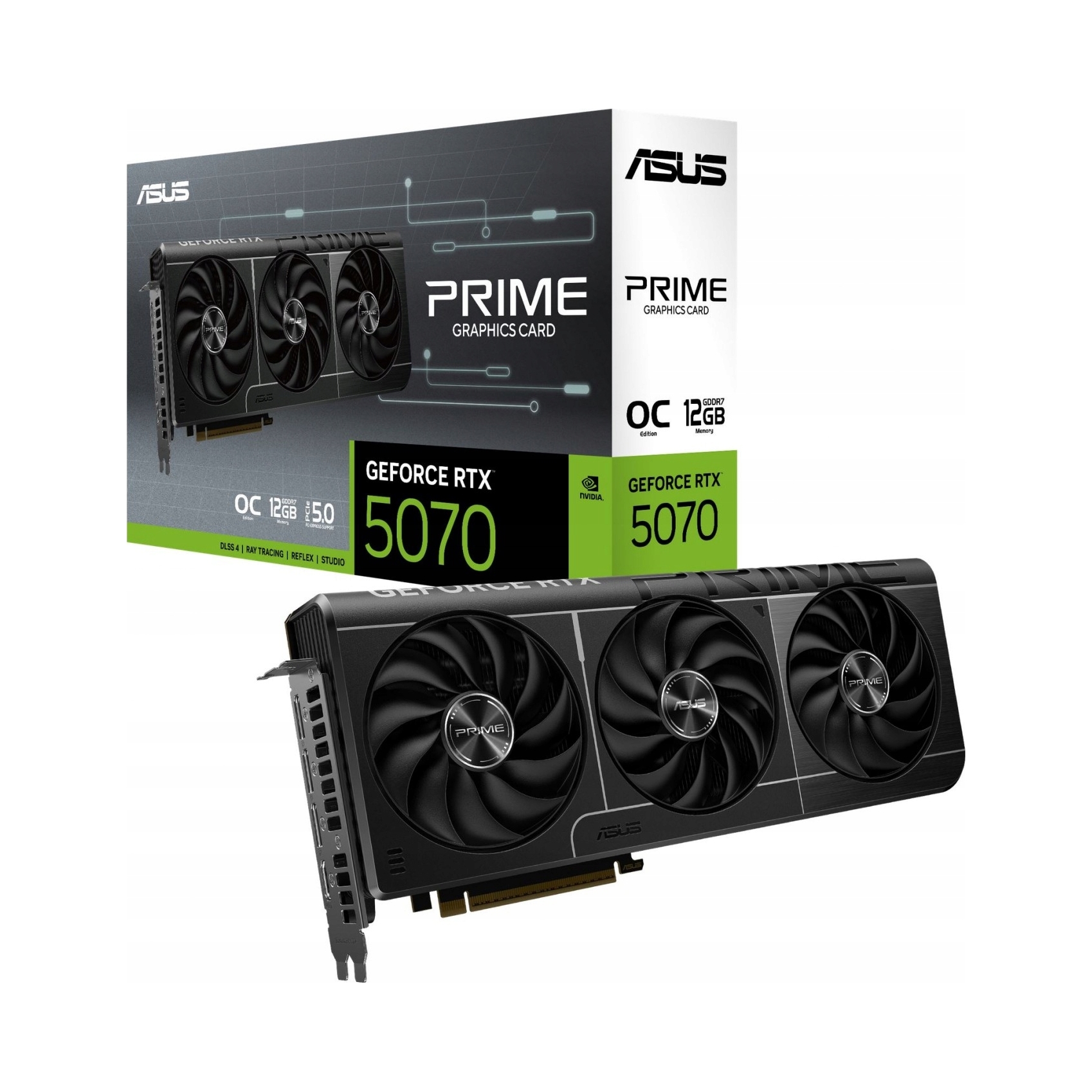 OUTLET ASUS GeForce RTX 5070 Prime OC 12GB GDDR7 DLSS4 w Częstochowa ...