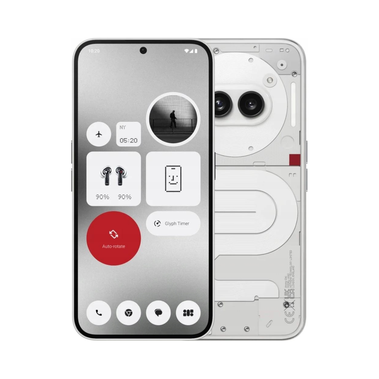 Smartfon Nothing Phone (2a) 12 GB / 256 GB 5G biały, fabrycznie ...