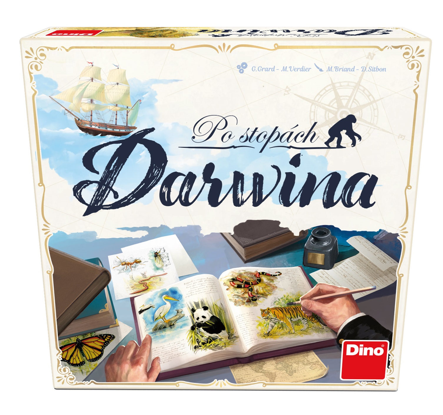 Spoločenská hra Dino Po stopách Darwina, rodinná hra - Allegro