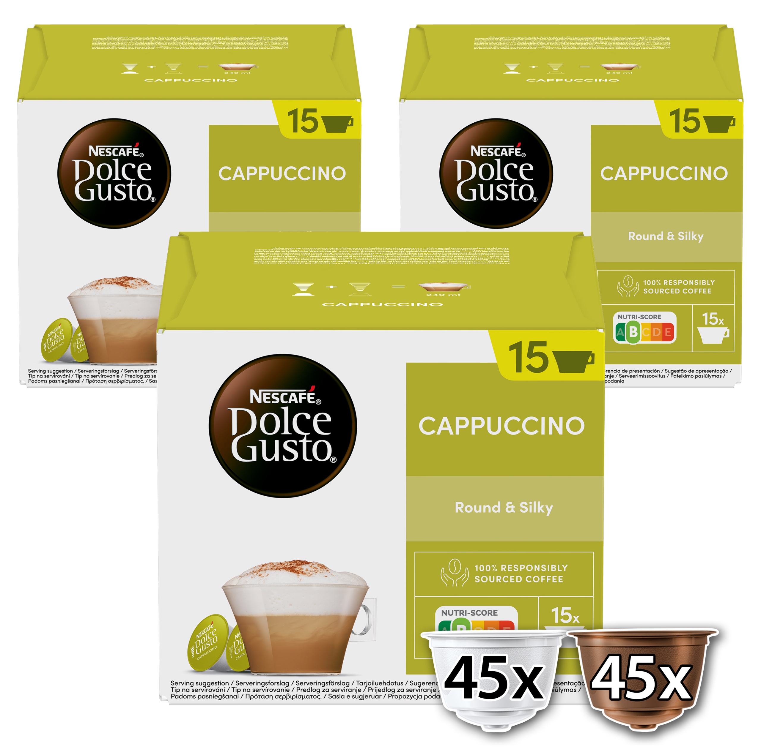 NESCAFE Dolce Gusto kávové kapsle Cappuccino 90 ks za 769.00CZK - Allegro