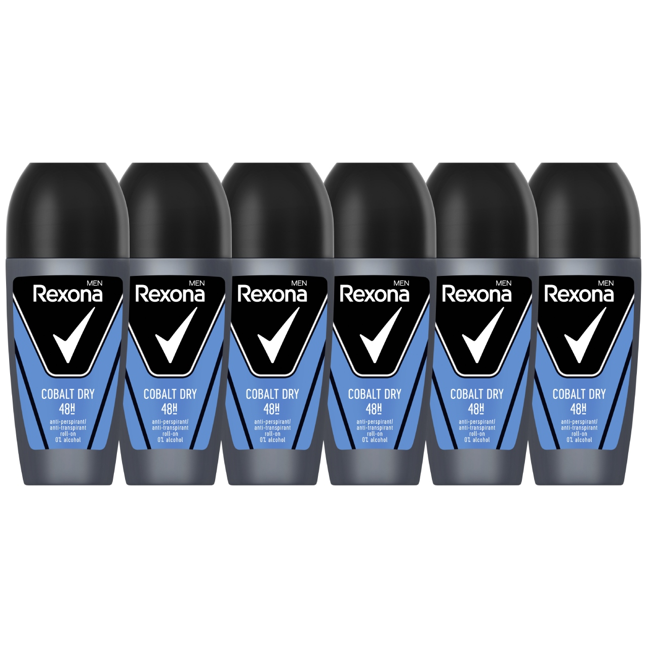 Rexona Men Cobalt Dry antyperspirant rollon 6x50ml (8720181272769 ... Rexona Men Cobalt Dry antyperspirant rollon 6x50ml (8720181272769 ...