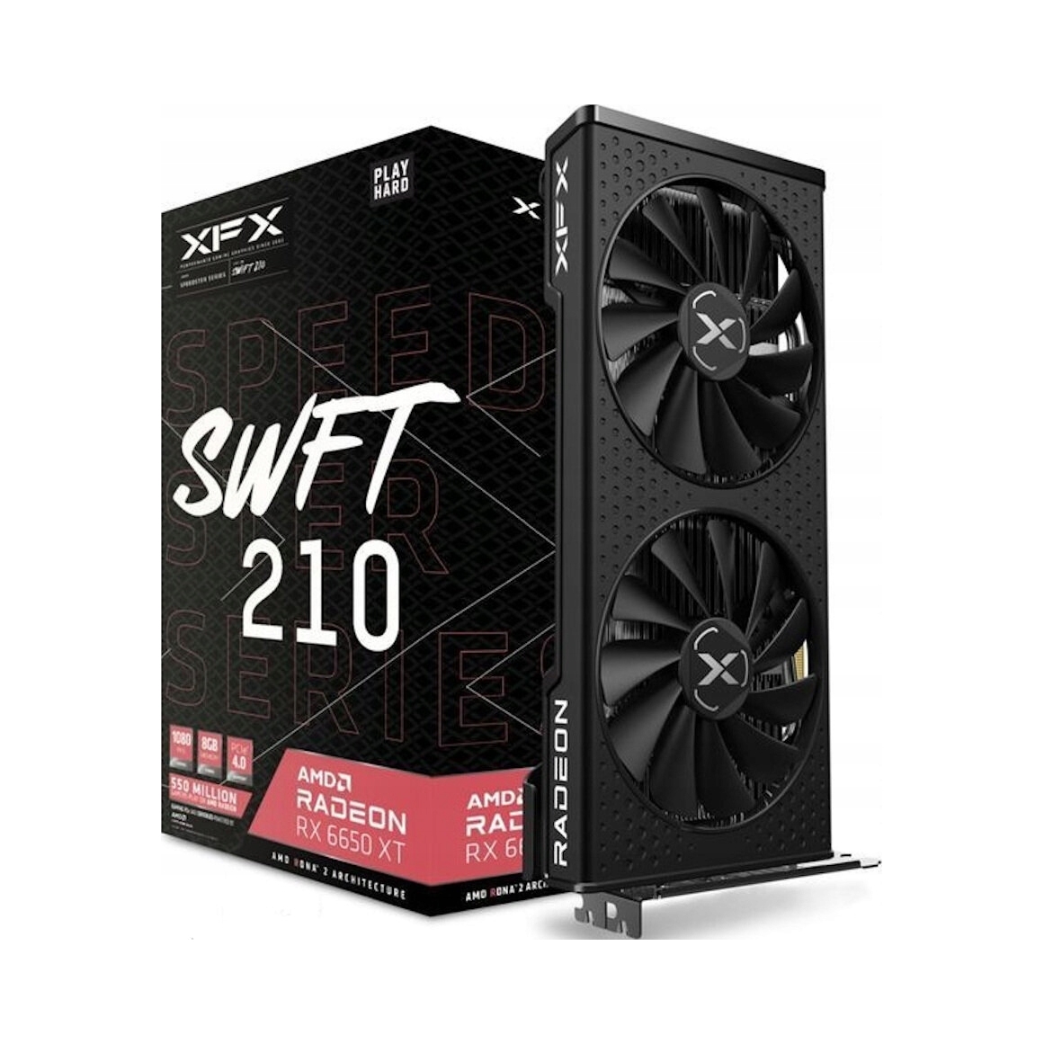 Karta graficzna XFX Radeon RX 6650 XT Speedster SWFT 210 8GB • Opinie ...