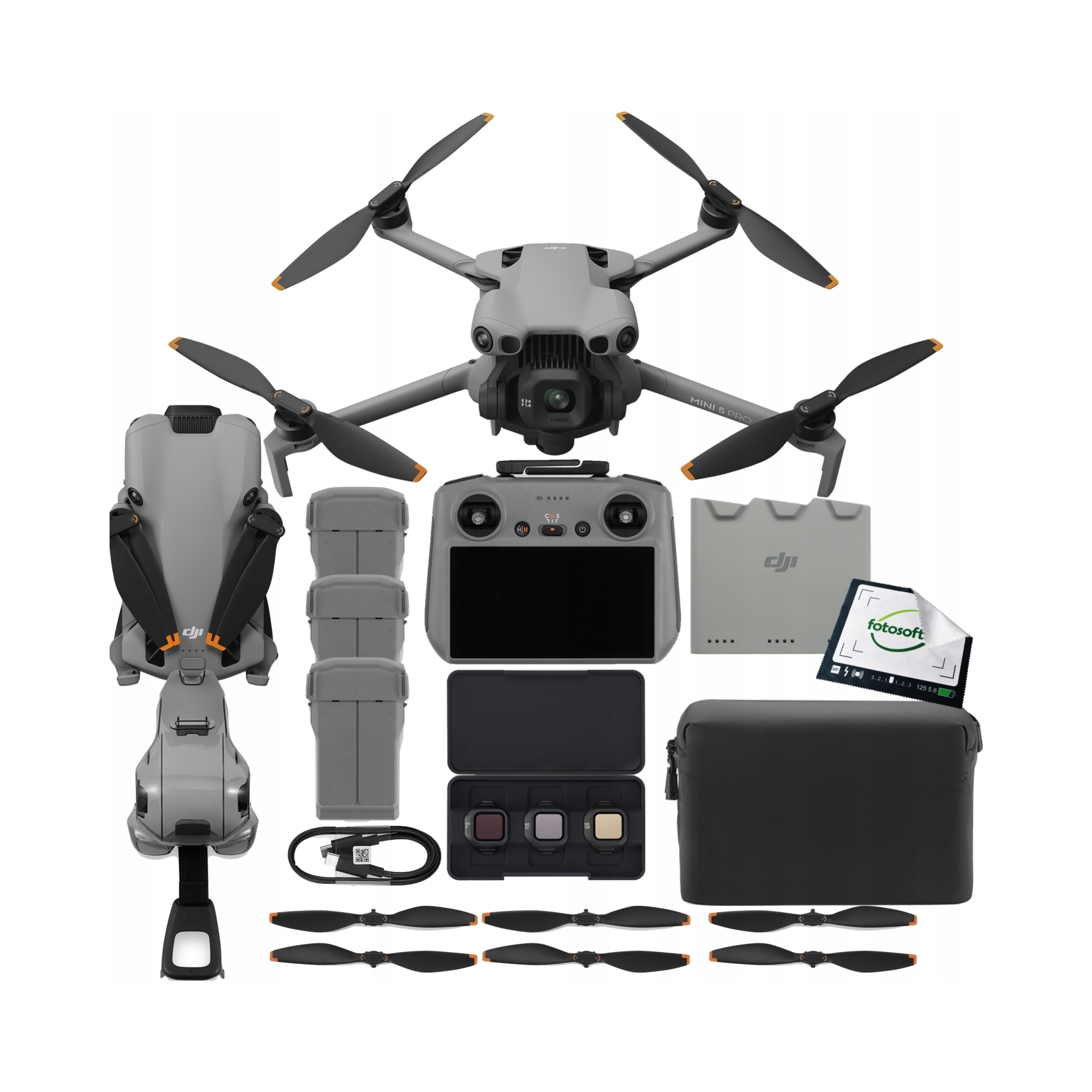 Dron DJI Mini 5 Pro Fly More Combo (DJI RC2) - Sklep, Opinie, Cena w ...