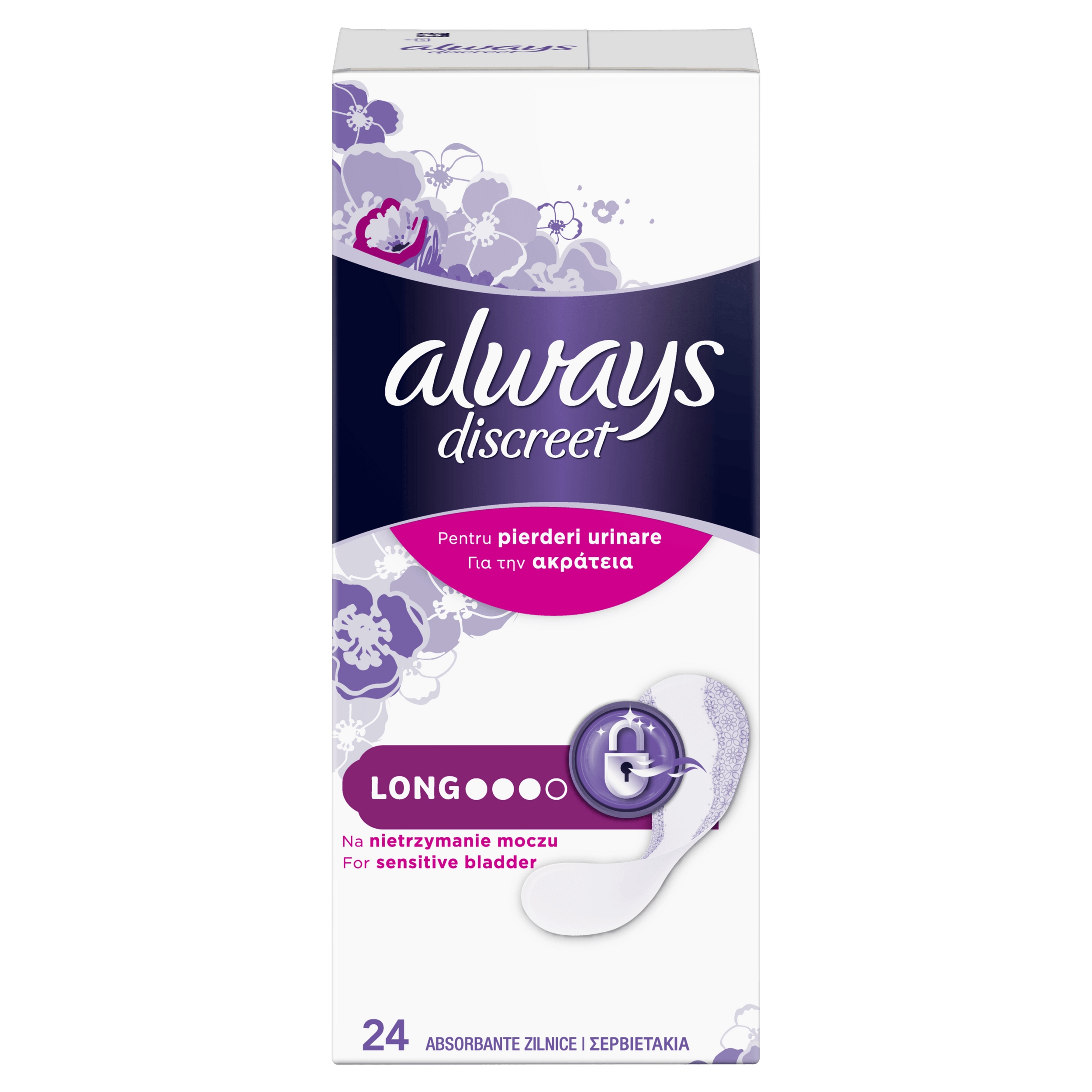 Always Discreet Long Wkładki higieniczne na nietrzymanie moczu x 24 ...