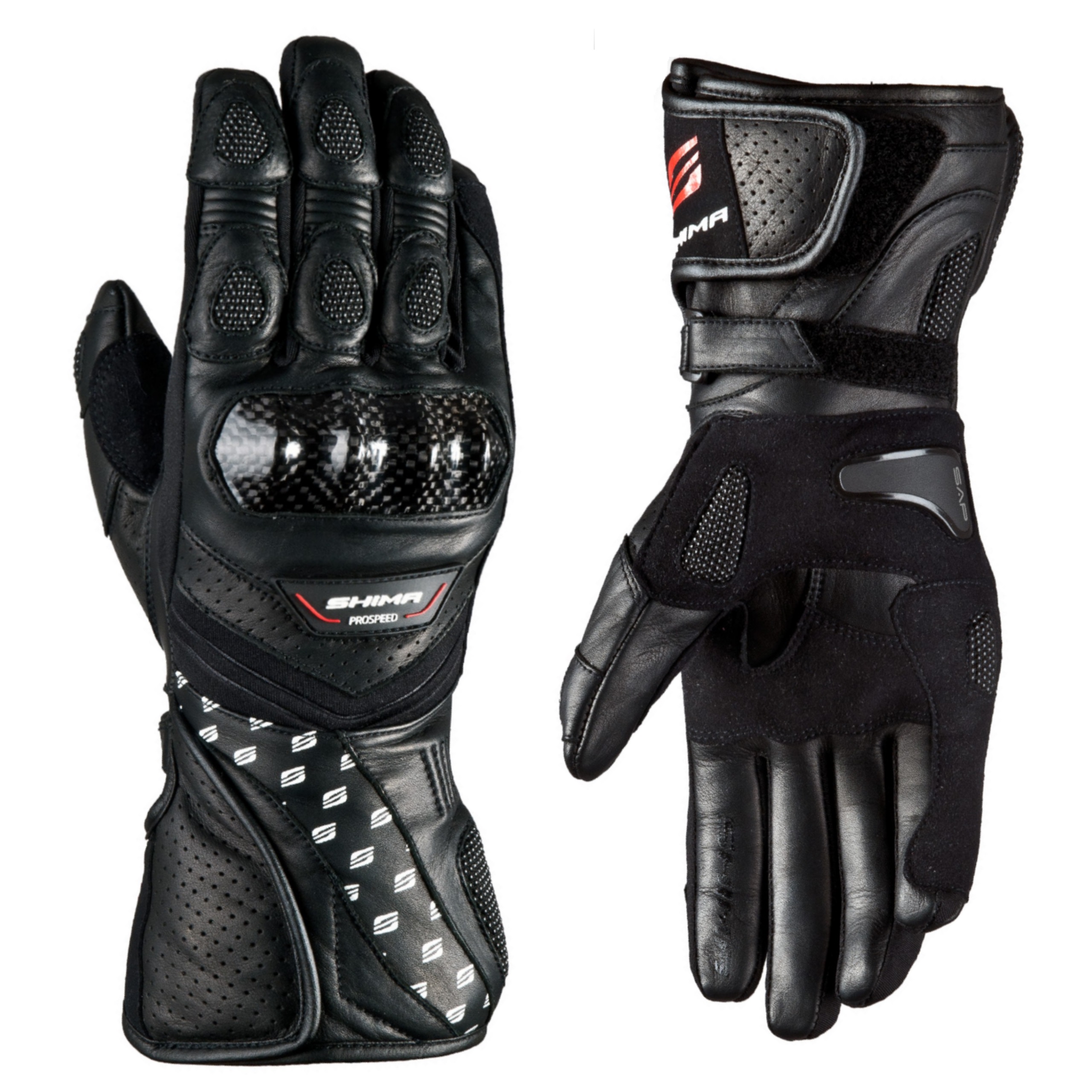 Rękawice motocyklowe Shima Prospeed r. XL czarne 5901721711761 za 189.00PLN z Mysłowice ...