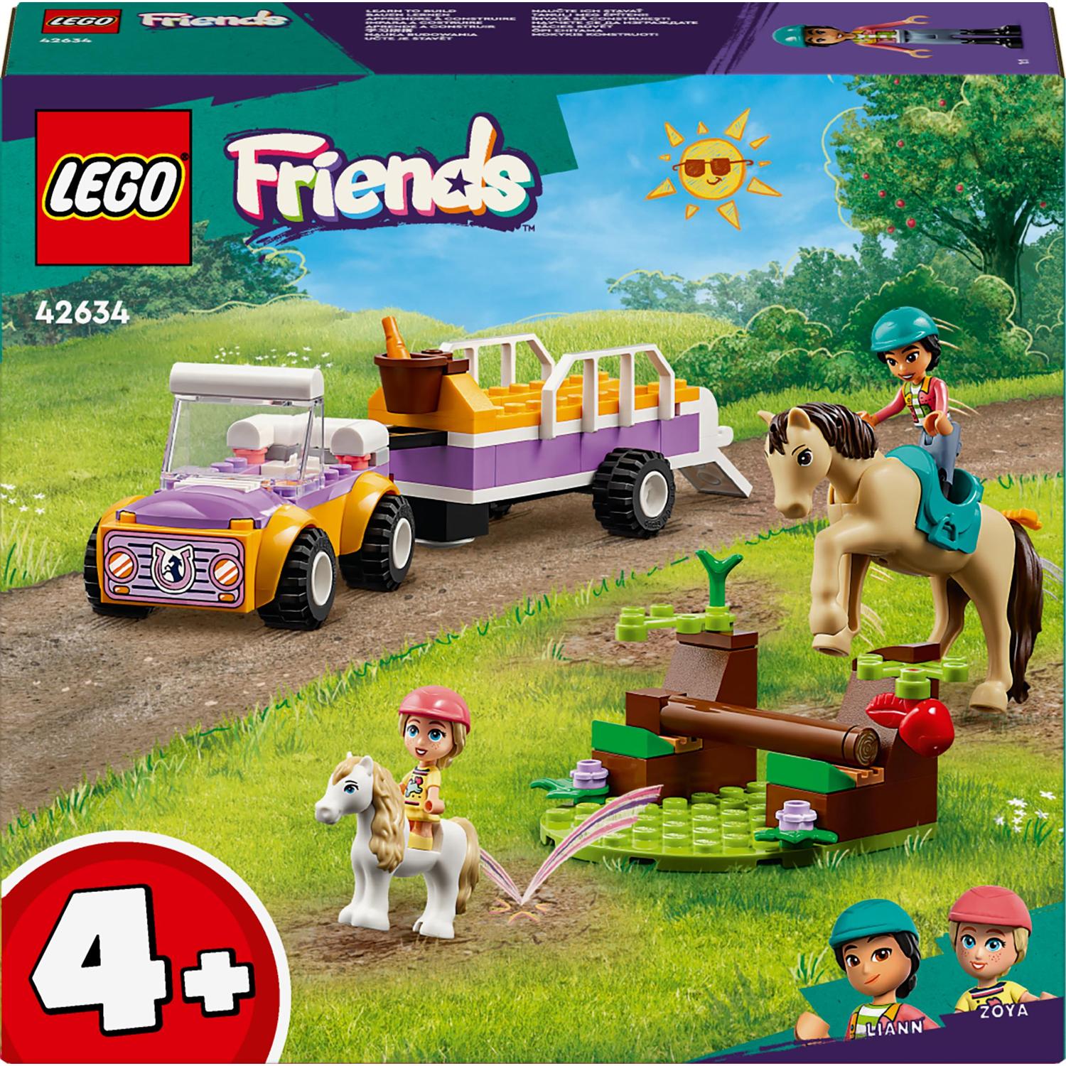 LEGO Friends 42634 Przyczepka dla konia i kucyka (5702017568782) • Cena ...