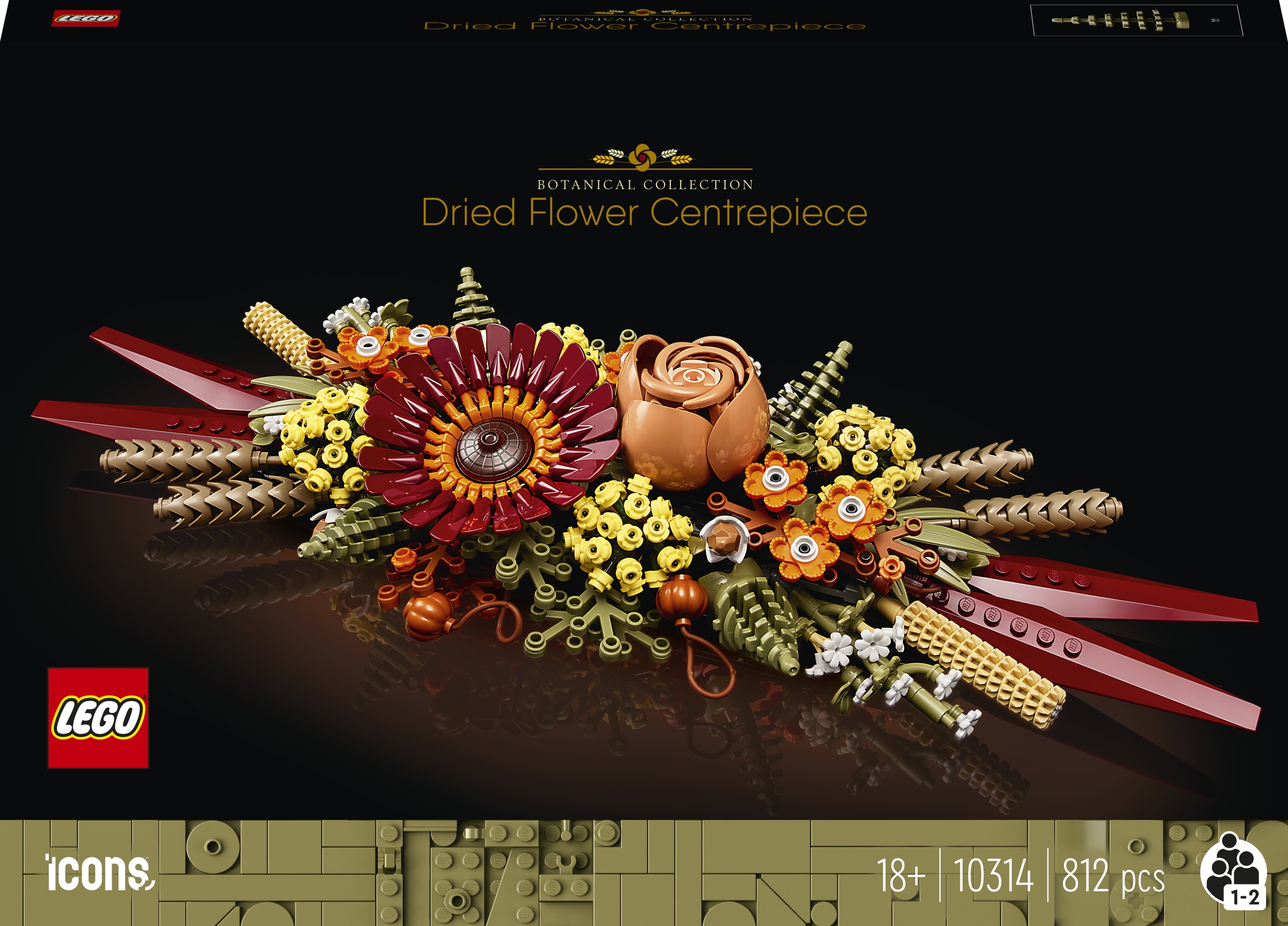 LEGO ICONS 10314 Girlanda z suszonych roślin (5702017416878) • Cena ...