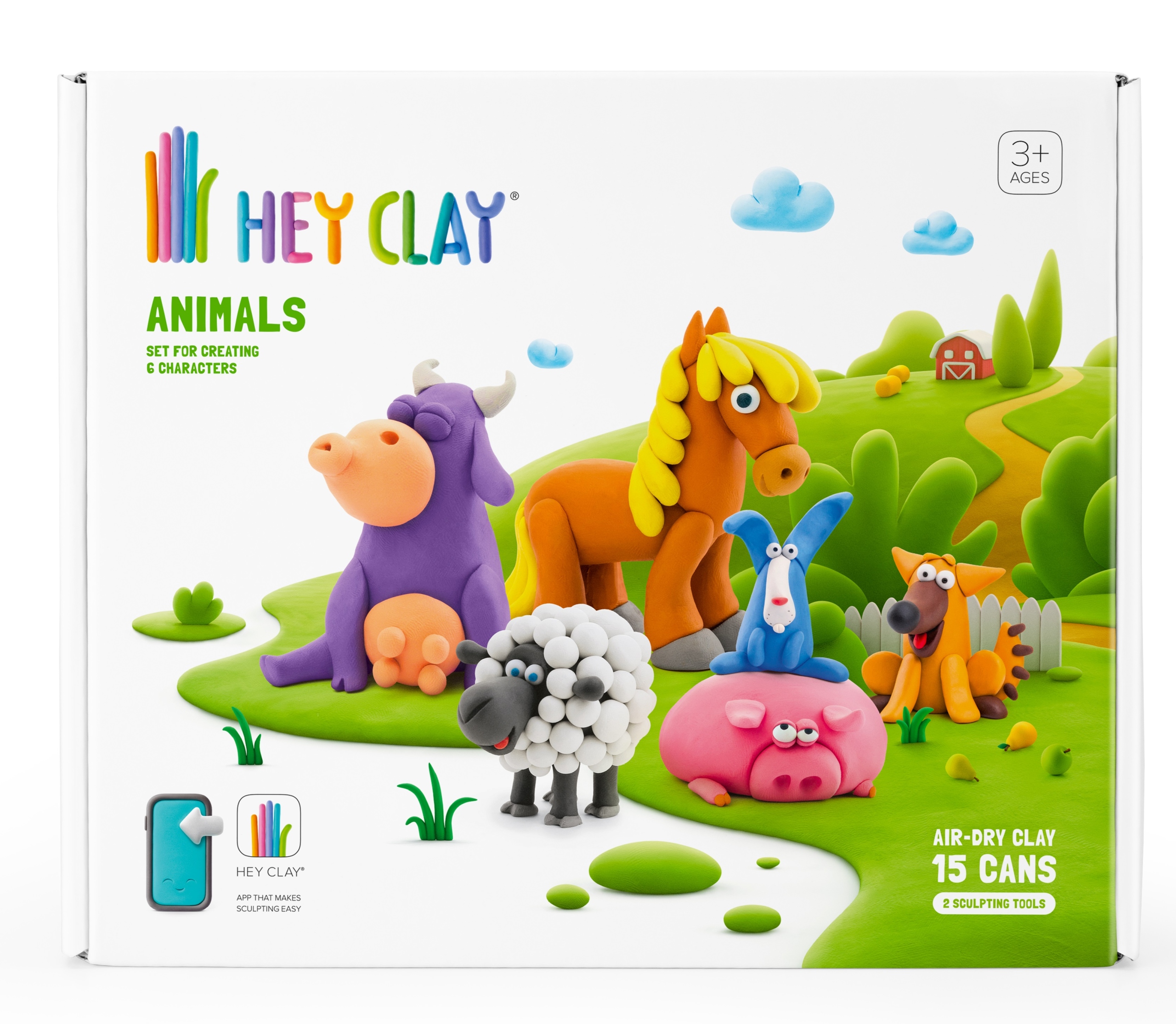 Hey Clay Zwierzęta Masa Plastyczna Tm Toys HCL15012CEE15 16180542454 ...