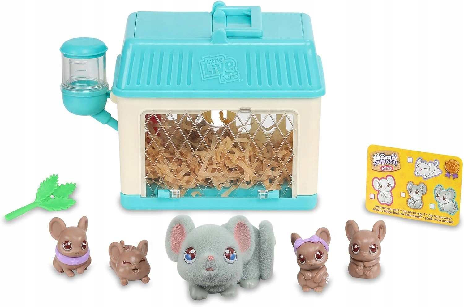 Zestaw Moose Toys Little Live Pets Mama Surprise! Mini Mała Mysz ...