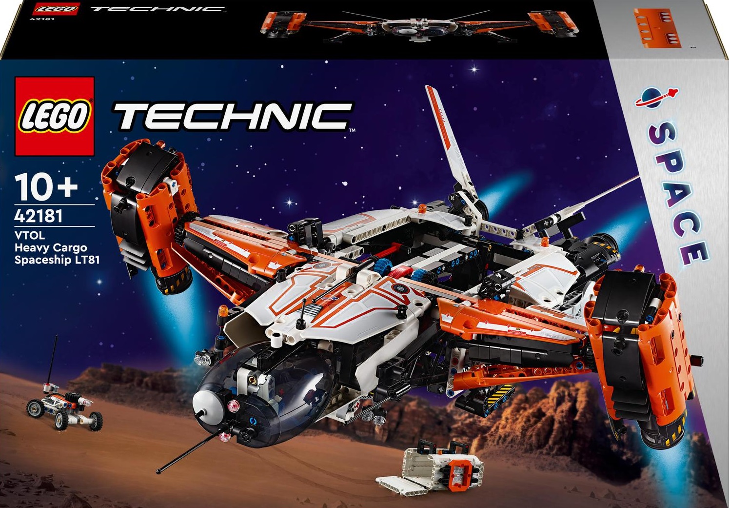 LEGO Technic 42181 Ciężki statek kosmiczny Technic 42181 VTOL LT81 ...
