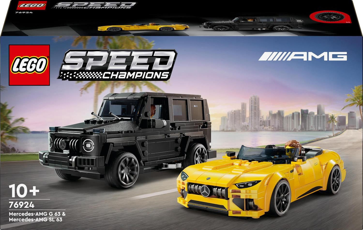 LEGO 76924 Speed Champions Mercedes-AMG G 63 i Mercedes-AMG SL 63 ...