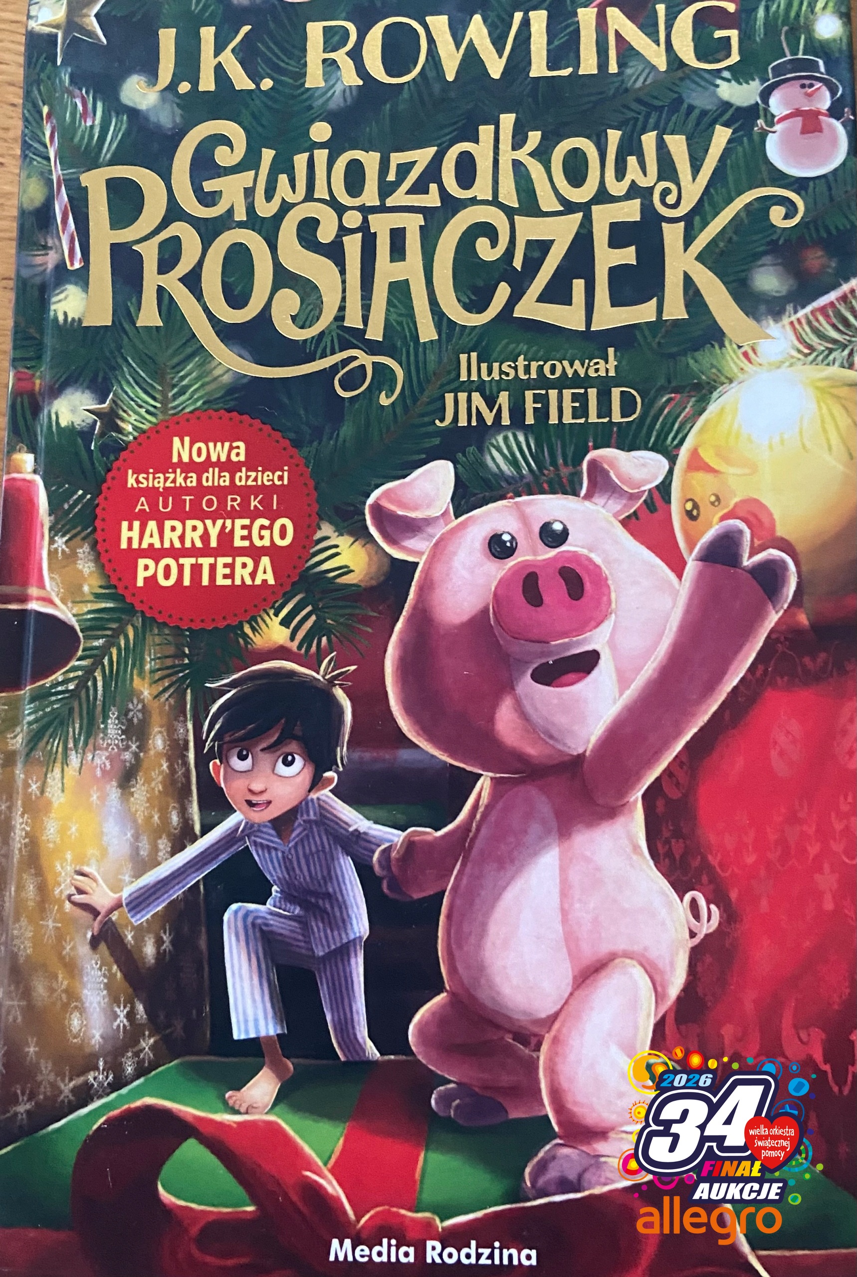 Książka „Gwiazdkowy Prosiaczek” J.K Rowling 18202050697 - Charytatywni ...