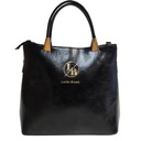 Laura Biaggi torebka shopper skóra ekologiczna czarny - porównaj ceny - Allegro.pl