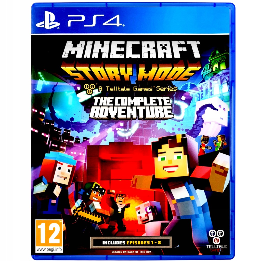 Minecraft Story Mode Complete Adventure 1-8 Ps4 - 8811988287 ...