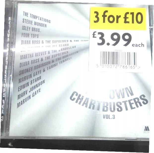Motown Chartbusters Vol.3 - Various - 11970246081 - oficjalne archiwum ...
