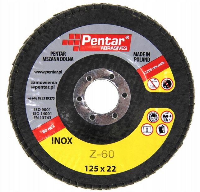 ŚCIERNICA LAMELOWA PENTAR INOX Z-60 125x22 - 8501651634 - oficjalne ...