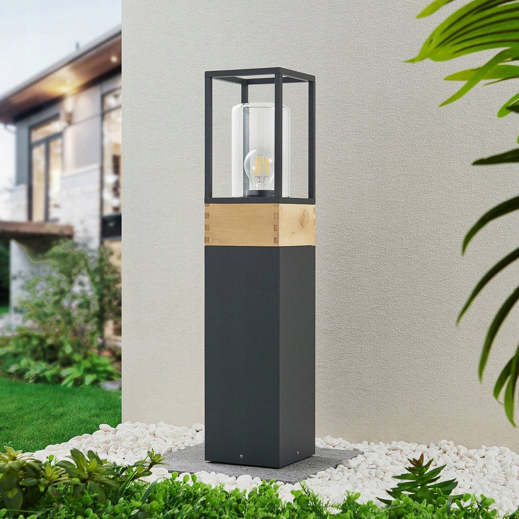 Lucande słupek ogrodowy Enjan , jasne drewno - 12889698201 - oficjalne ...