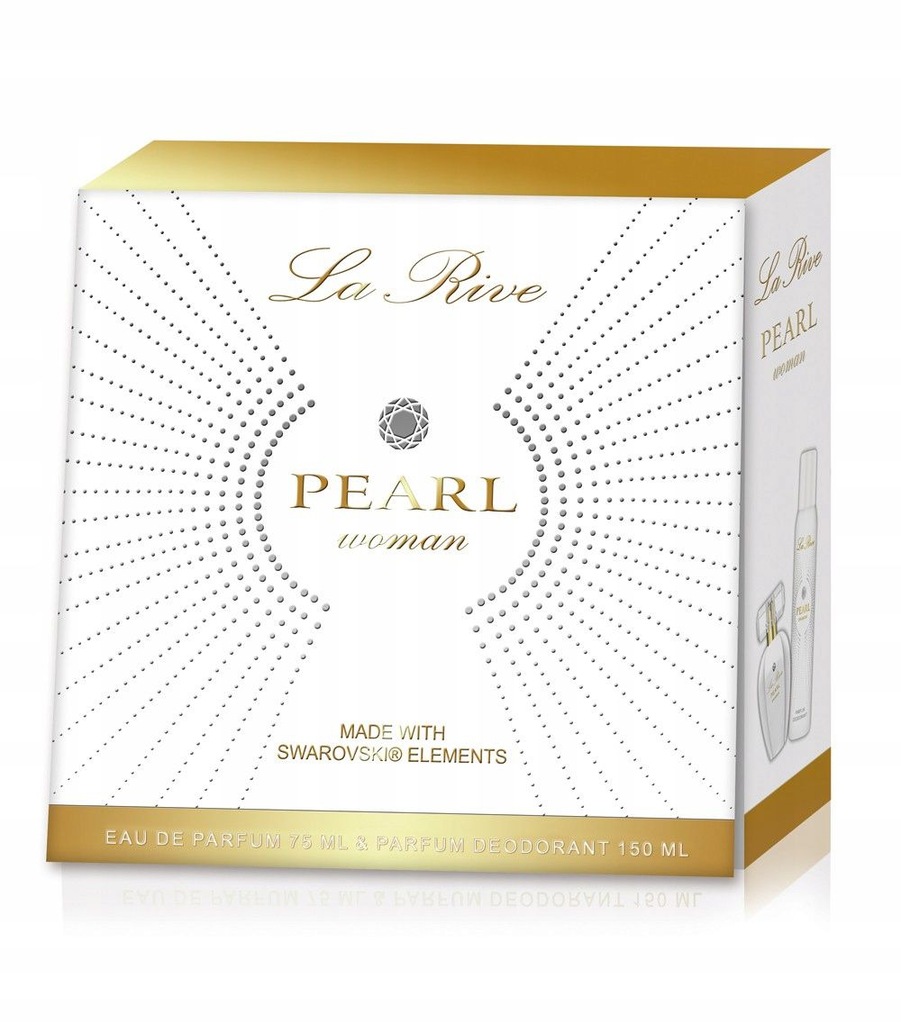 LA RIVE LA RIVE FOR WOMAN PEARL ZESTAW WODA PERFUM - 12854459840 ...