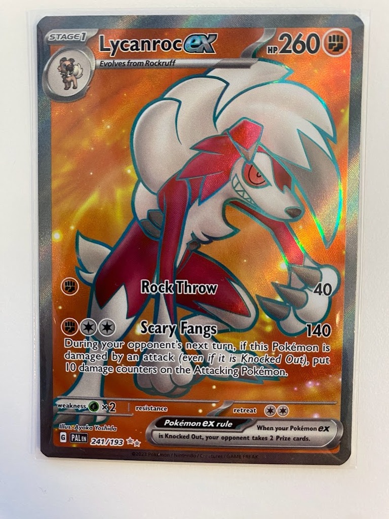 Pokemon TCG Lycanroc ex (PAL 241) Paldea Evolved - 13816759577 - oficjalne archiwum Allegro