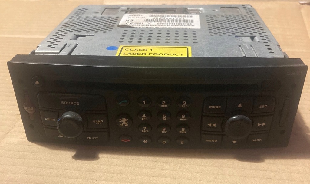 RADIO RT3 N3 NAWIGACJA PEUGEOT 307 96632917XT - 12872887739 - oficjalne ...