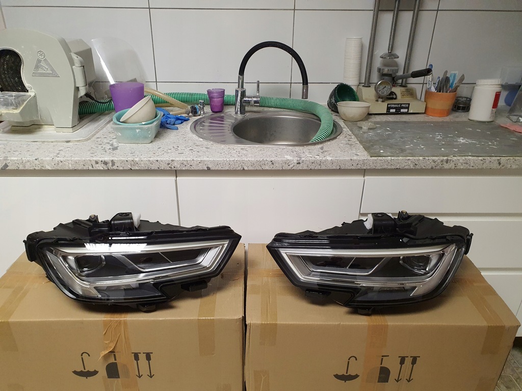 AUDI A3 S3 8V0 LAMPY FULL LED8V0941034C 8V0941033C - 13684162310 - oficjalne archiwum Allegro