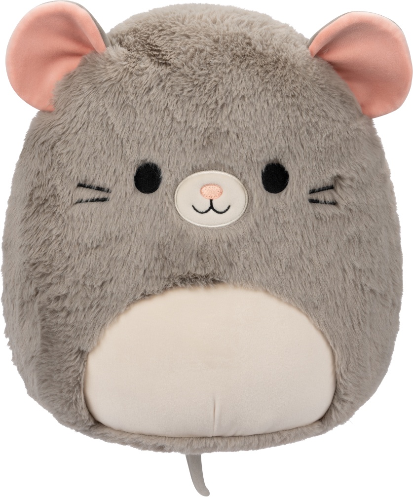 SQUISHMALLOWS FUZZAMALLOW Maskotka mysz Misty Pluszak Włochaty 30cm ...