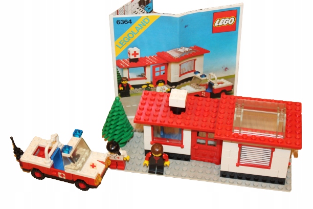 LEGO CITY TOWN 6364-2 PRZYCHODNIA LEKARZ INSTRUKCJA ZESTAW ...