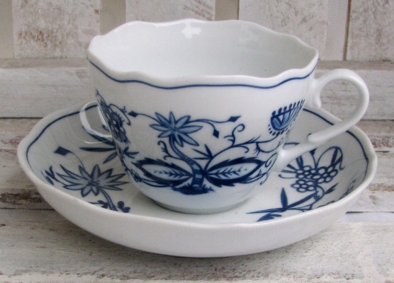 FILIŻANKA ZE SPODKIEM * WZÓR CEBULOWY * Kahla - 12548440720 - oficjalne archiwum Allegro