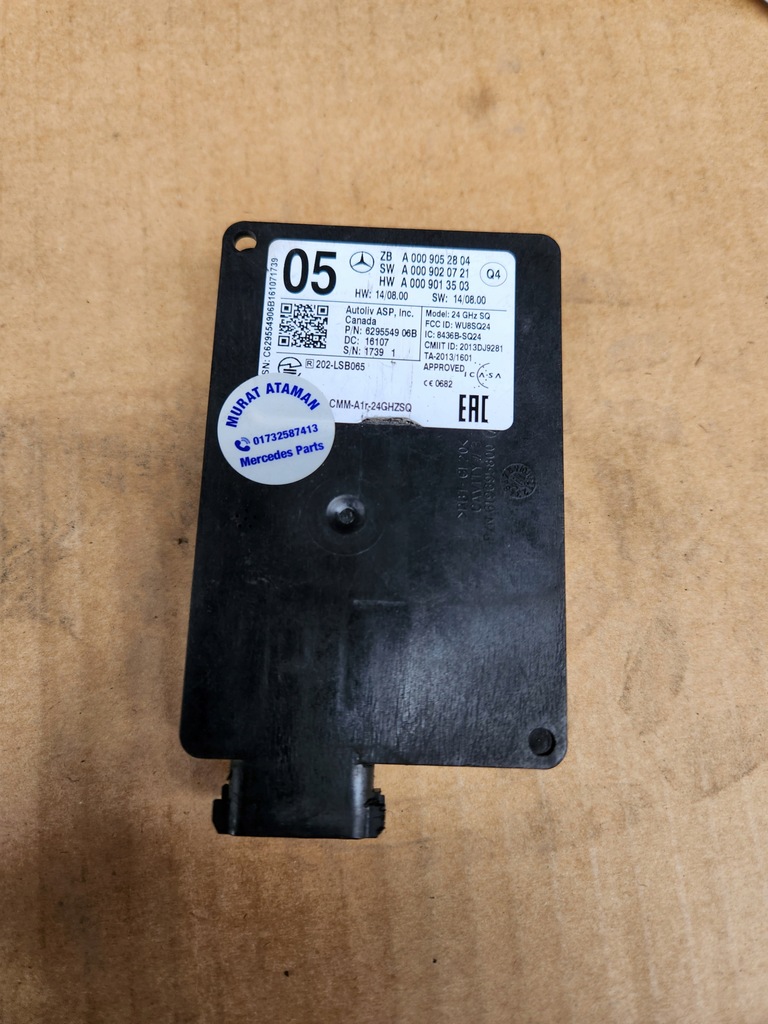 MERCEDES W205 RADAR SENSOR DISTRONIC A0009052804 - 13534334277 ...