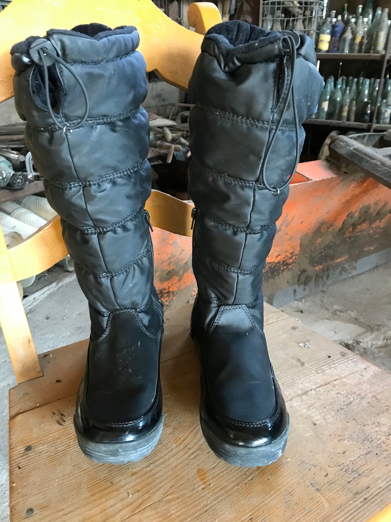 PRL buty zimowe ocieplane wysokie w stylu relax 10 - 12771123214 ...