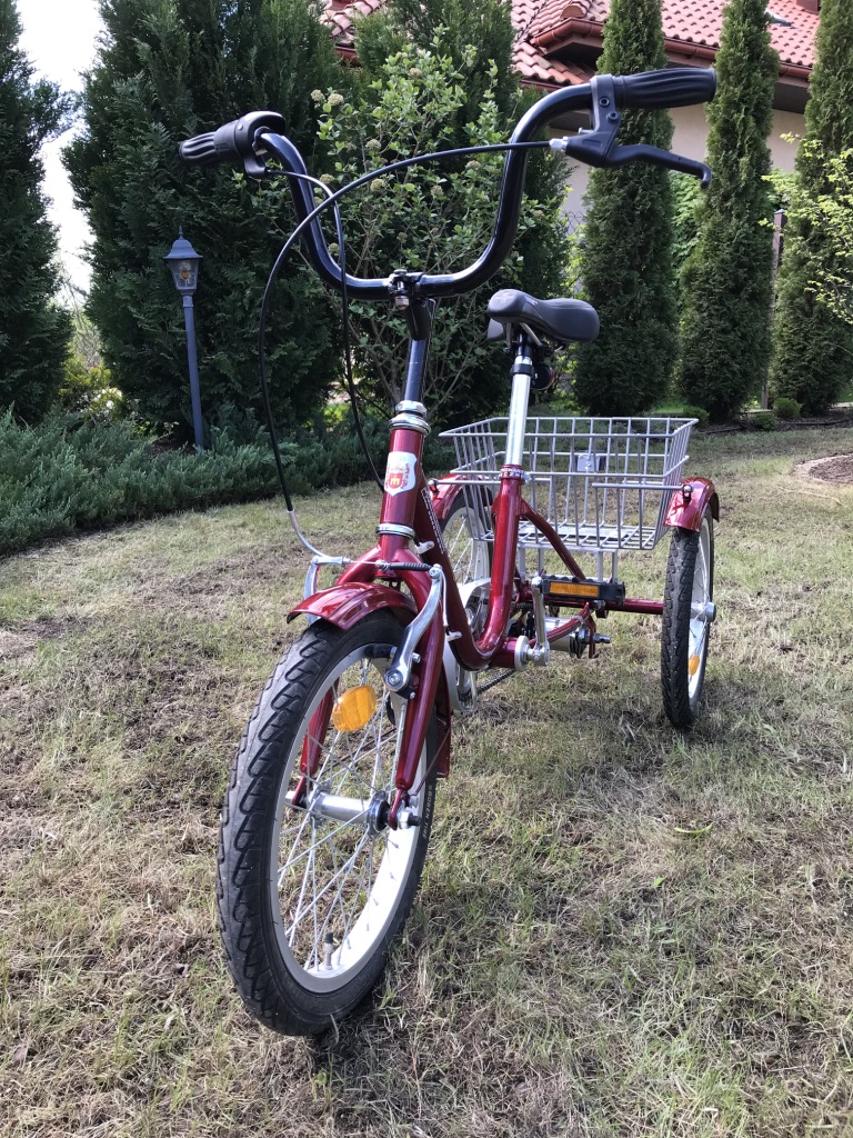 Rower trójkołowy, Tolek, rehabilitacyjny, koła 16' - 7349742559 ...