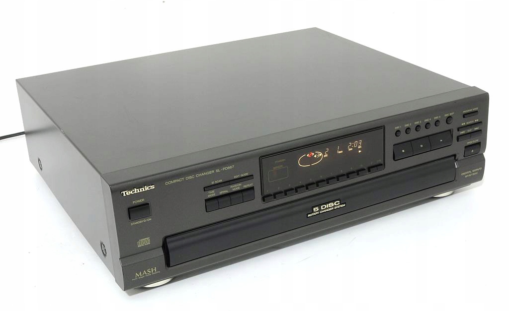 TECHNICS SL-PD867 ODTWARZACZ 5 CD ZMIENIARKA - 14103845264 - oficjalne archiwum Allegro