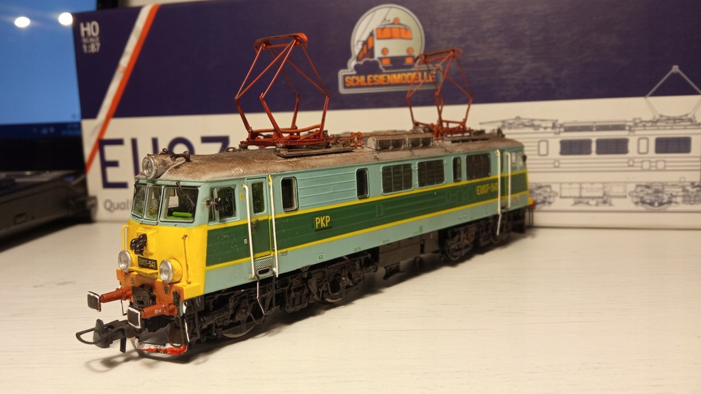 EU07-541 Schlesienmodelle 107007 PKP H0 - 11859554690 - oficjalne archiwum Allegro