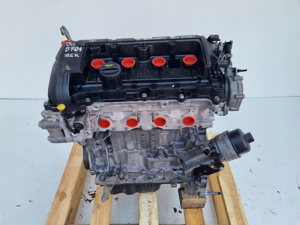 SILNIK PO REGENERACJI Citroen C5 III 1.6 16V VTI nowy rozrząd 5F01 ...