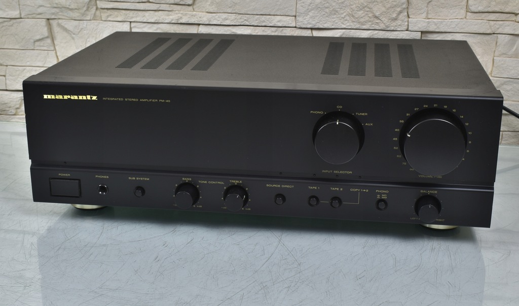 MARANTZ PM-40 Zintegrowany wzmacniacz stereo - 11862819912 - oficjalne ...
