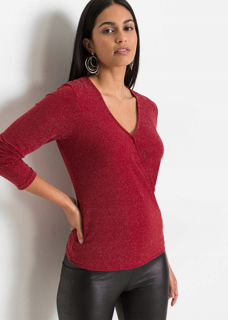 SHIRT DEKOLT KOPERTOWY R.40/42 BODYFLIRT EA3086 - 13809167336 ...