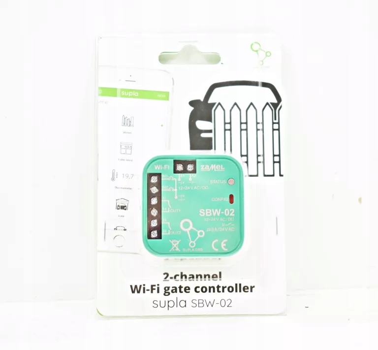 ZAMEL SUPLA STEROWNIK BRAM 2-KANAŁOWY WI-FI SBW-02 - 14434071435 ...