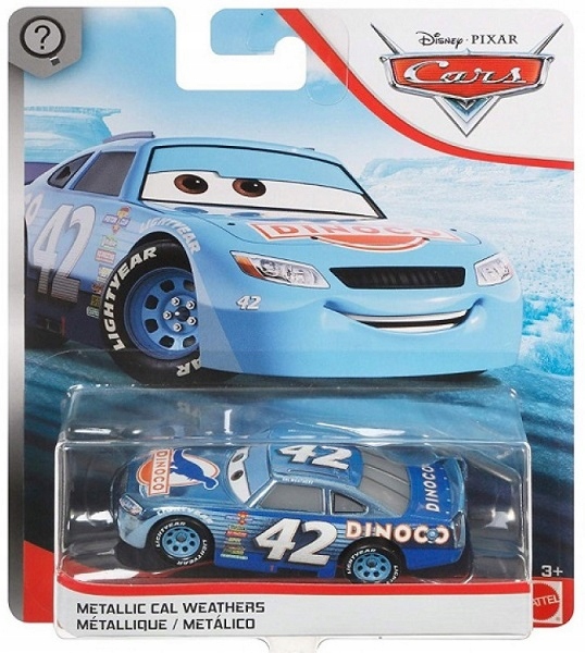 METALLIC CAL WEATHERS - Auta Cars 3 Mattel Disney Karol Wydechło Dinoco ...