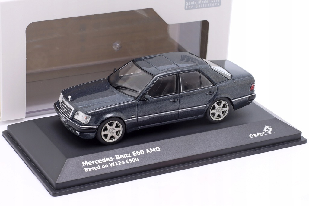 SOLIDO MERCEDES-BENZ E60 (W124)AMG 1994 Black 1:43 - 13899879766 ...