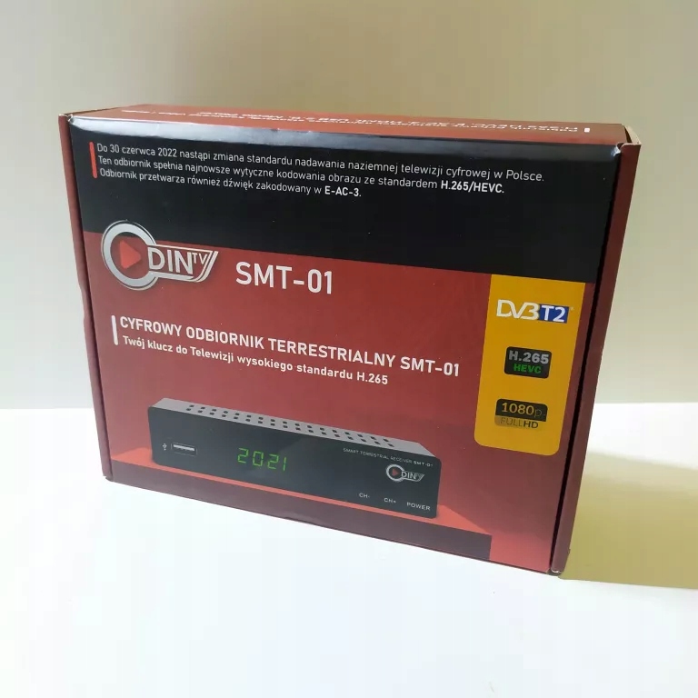 DEKODER DVB-T2 ODIN SMT-01 - 12317490300 - oficjalne archiwum Allegro